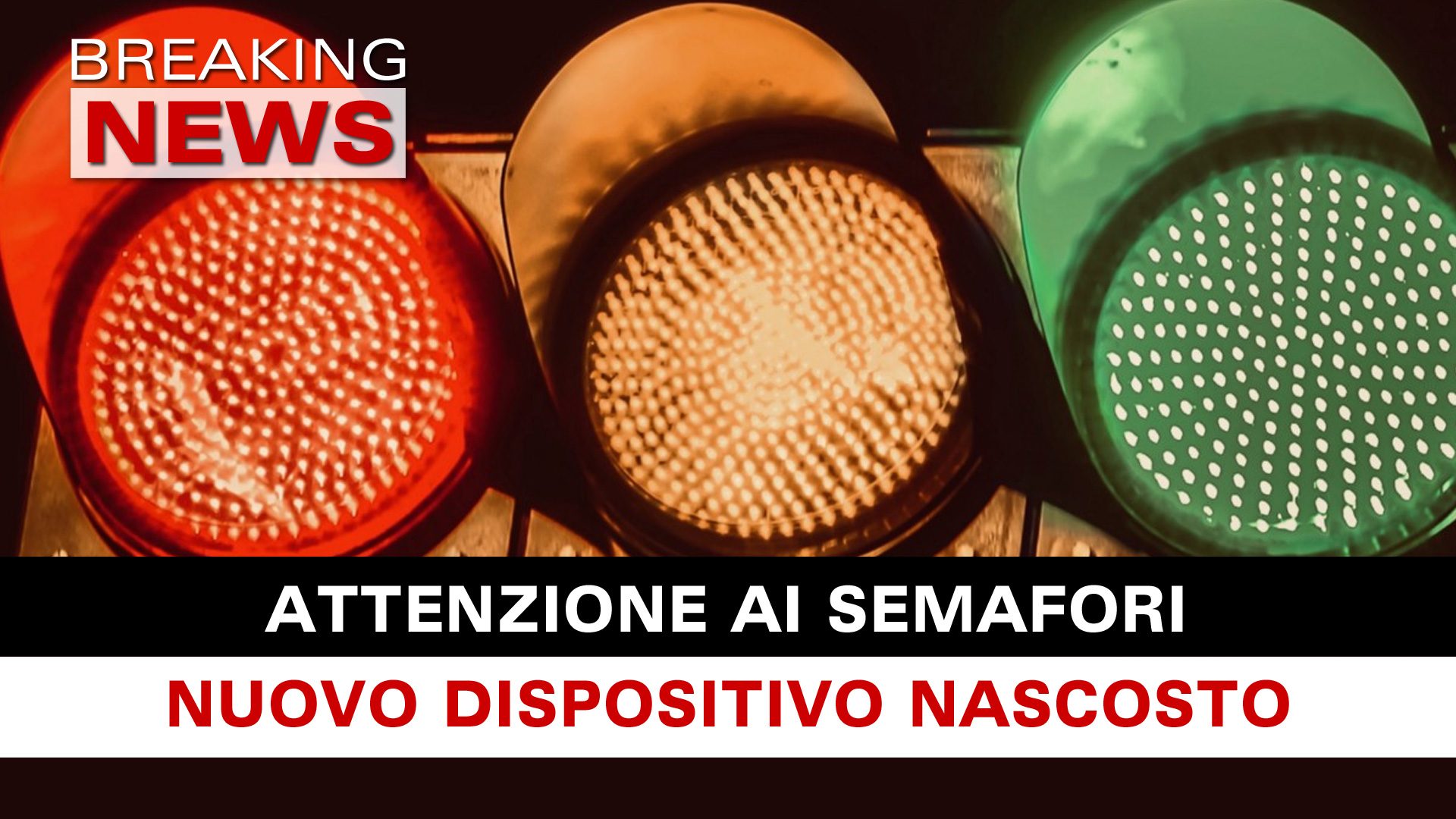Attenzione Ai Semafori: Nuovo Dispositivo Nascosto! - Breaking News Italia