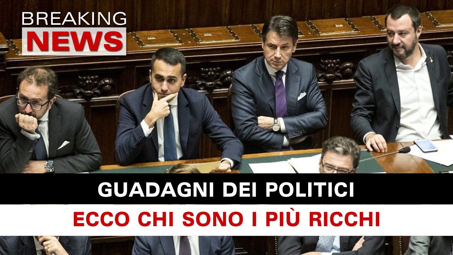 Guadagni Dei Politici Ecco Chi Sono I Più Ricchi Breaking News Italia