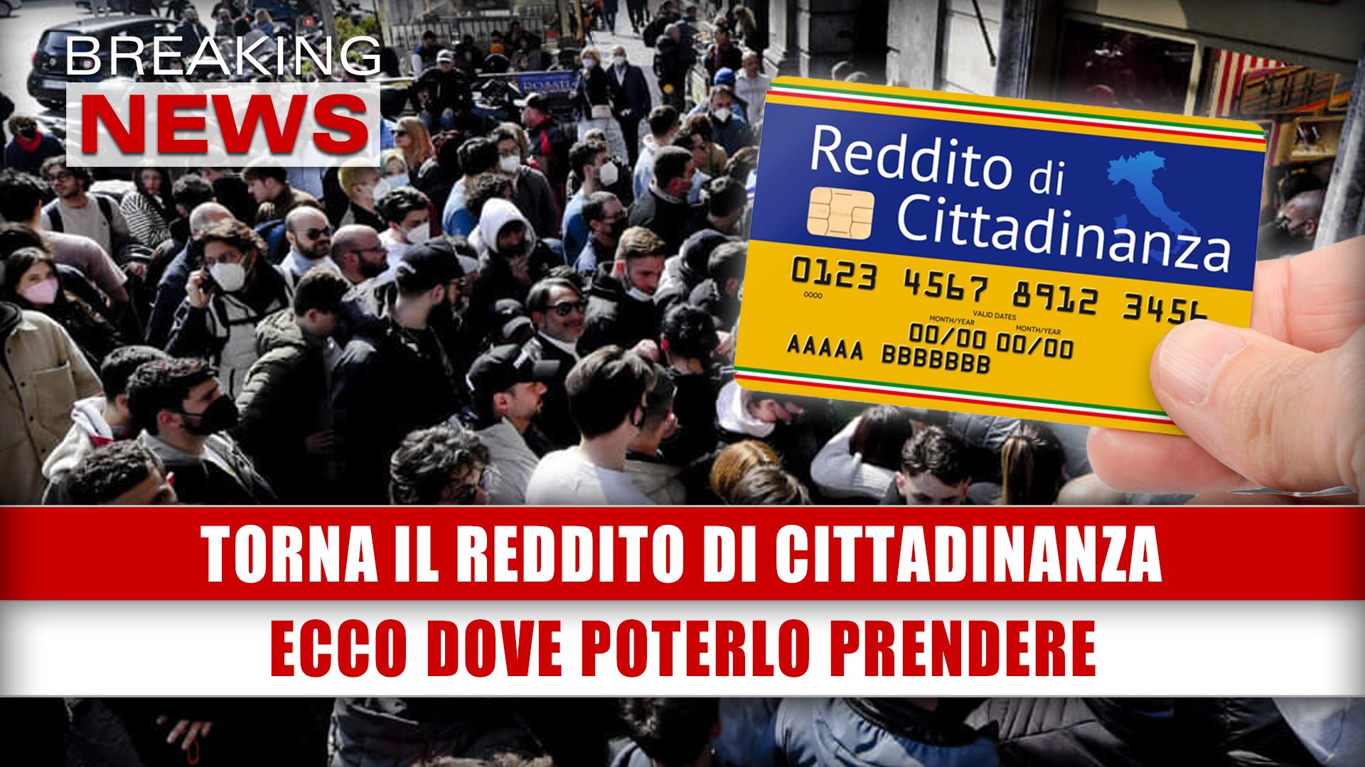 Torna Il Reddito Di Cittadinanza: Ecco Dove Poterlo Prendere ...